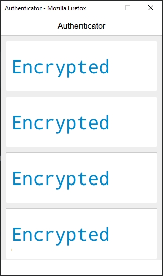 all my data it's shown as encrypted even I type correctly password... · Issue #529 ...