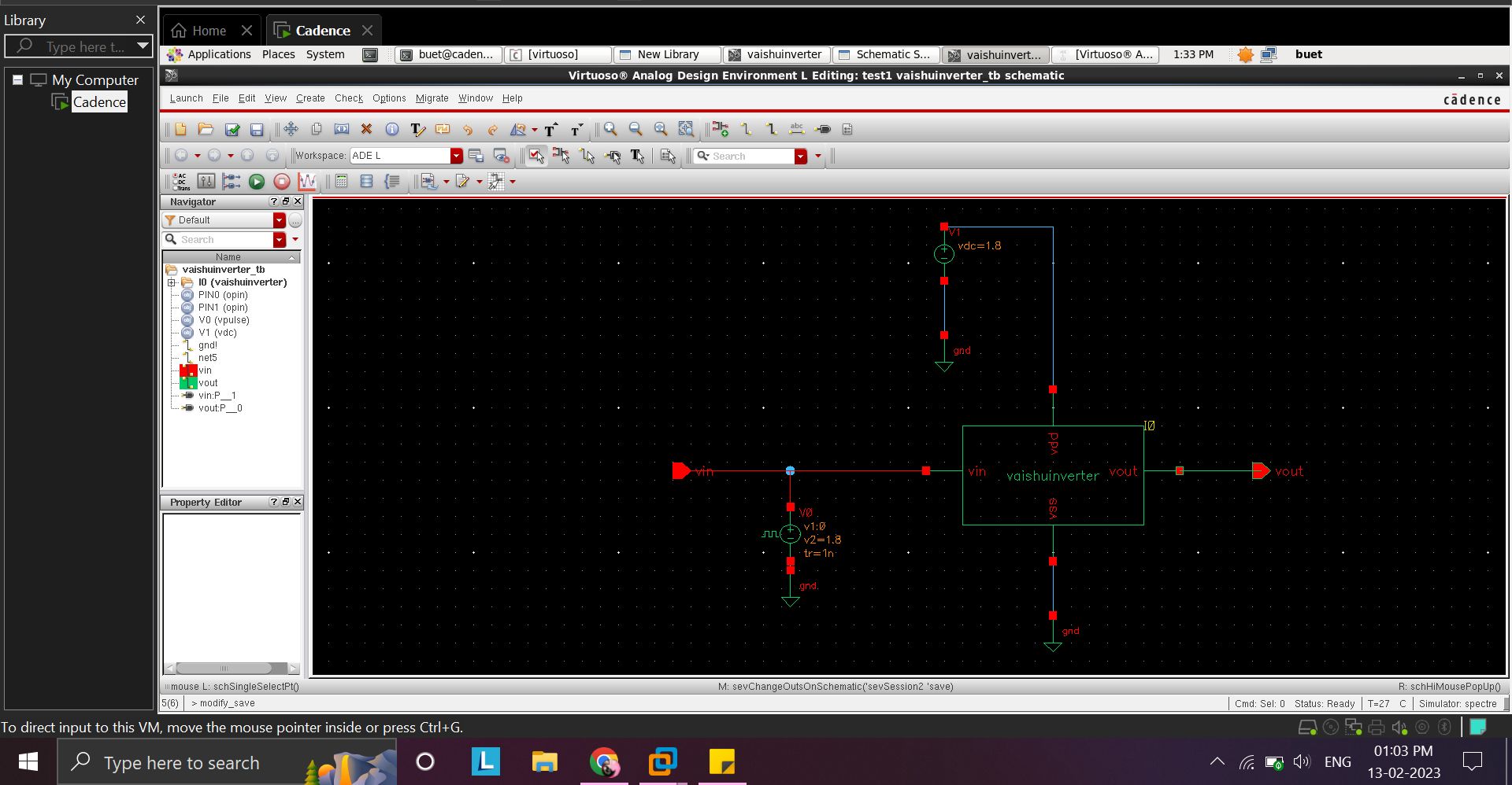 GitHub - NetalkarBhagyshree/Inverter-Using-Transistors-in-Cadence-Virtuoso.