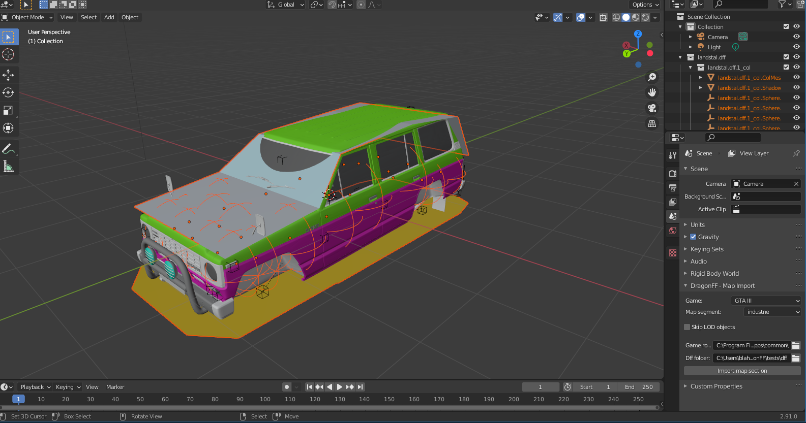 Some mods' parts being imported as a corrupted ball mesh · Issue #68 · Parik27/DragonFF · GitHub