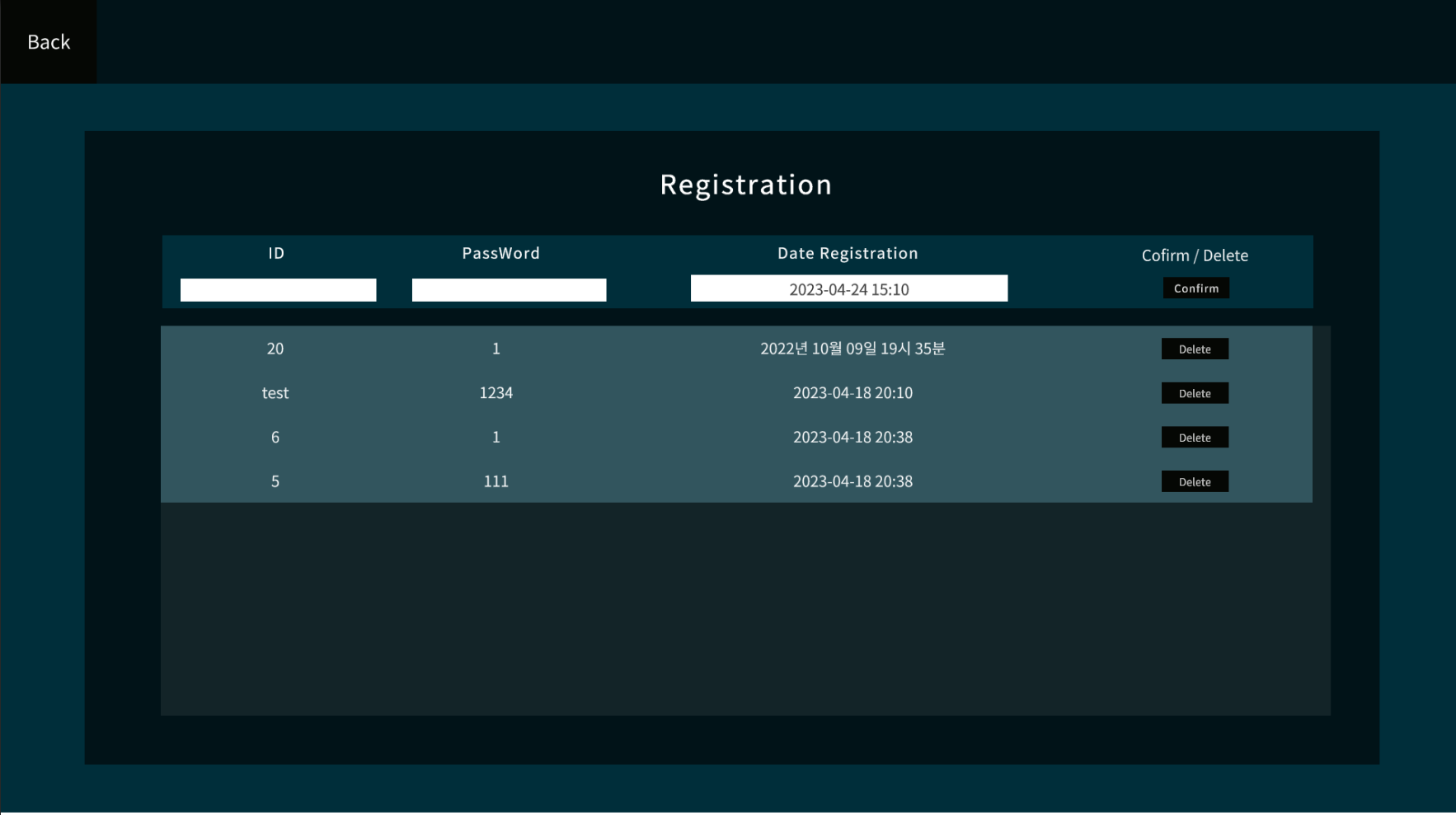 Github Yuyeon2 Createdynamiclistandlogin