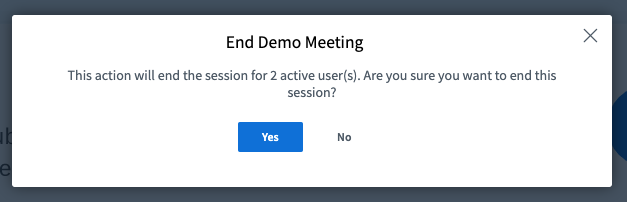 Updated end meeting "Call to action" to use the colour red · Issue ...
