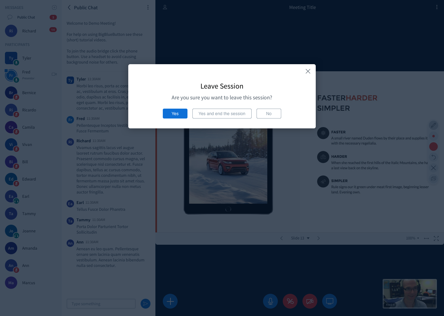 Update logout options for HTML5 client · Issue #6124 · bigbluebutton/bigbluebutton · GitHub