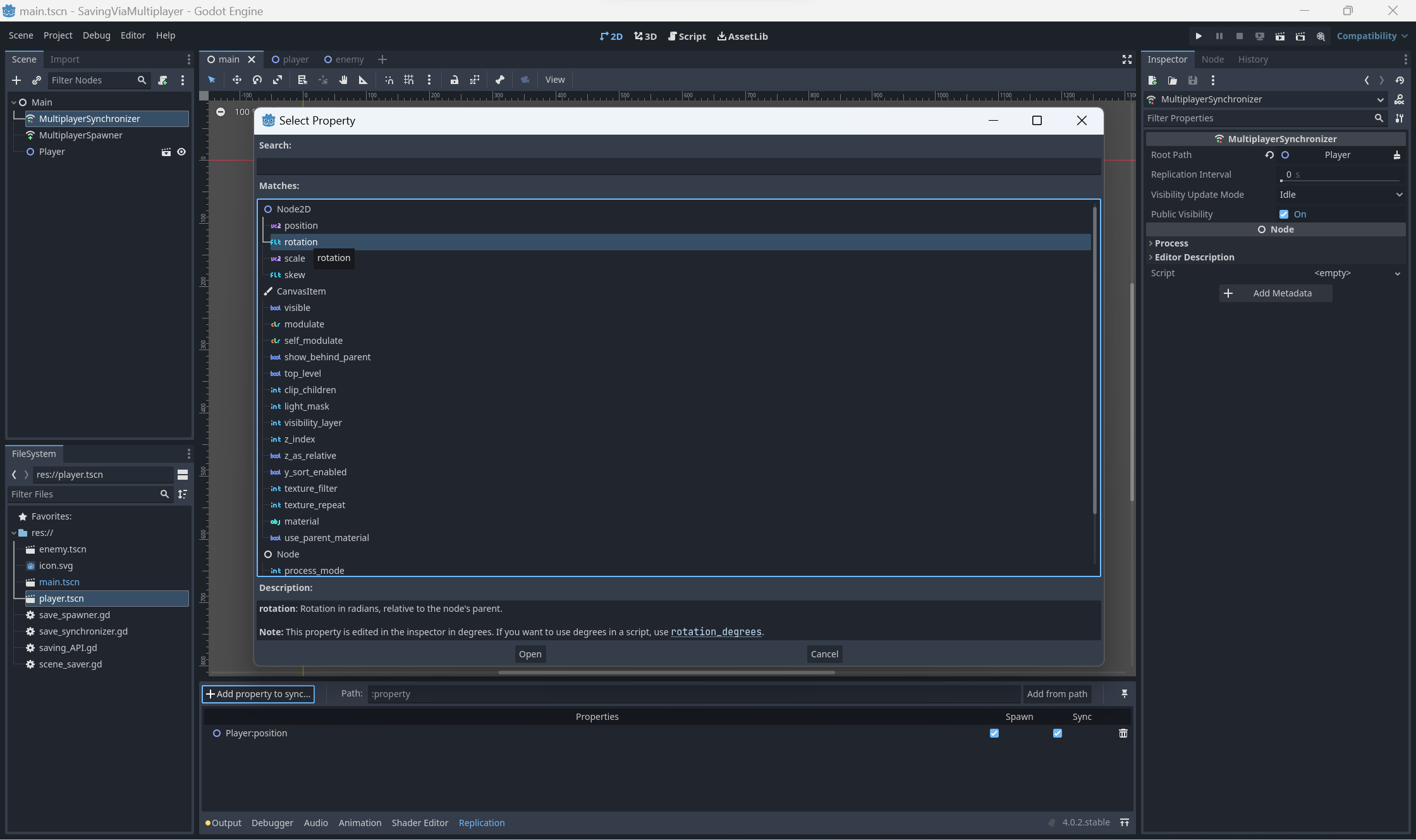 Create high-level saving/loading API similar to high-level multiplayer API · Issue #7041 ...