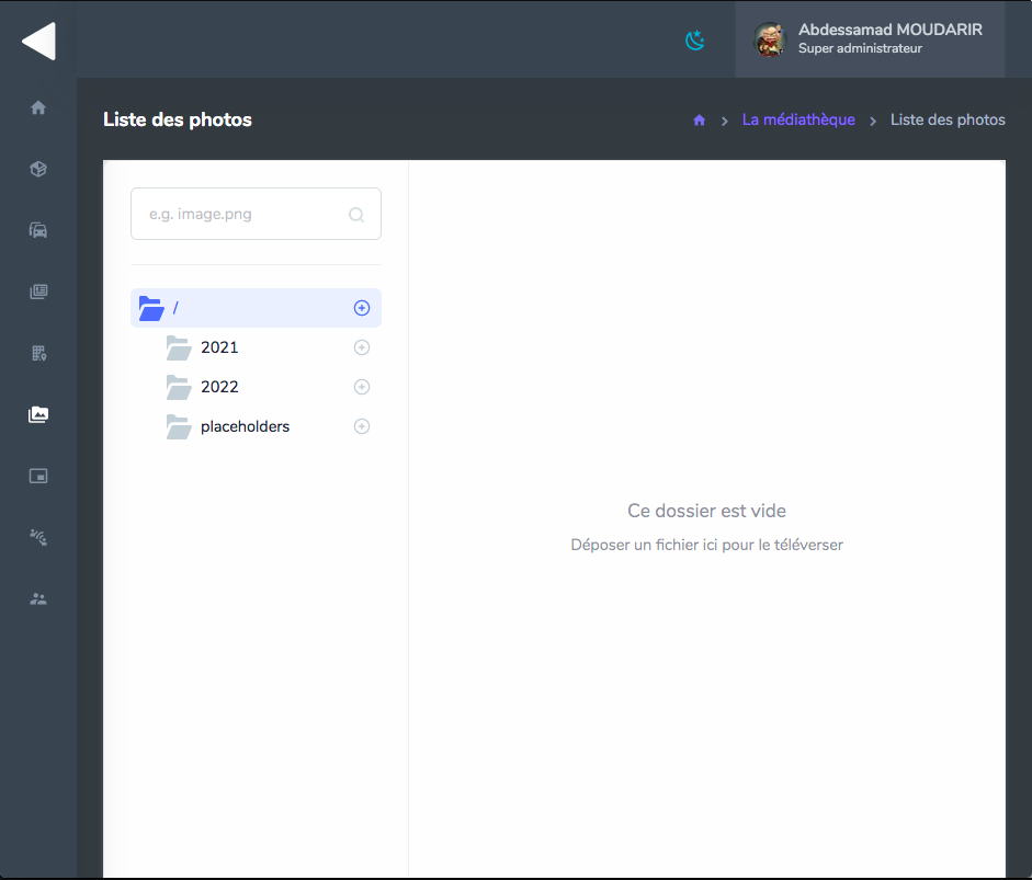 Intégration: Positionnement du FileManager avec un Dashboard · Issue #9 · Grafikart/filemanager ...