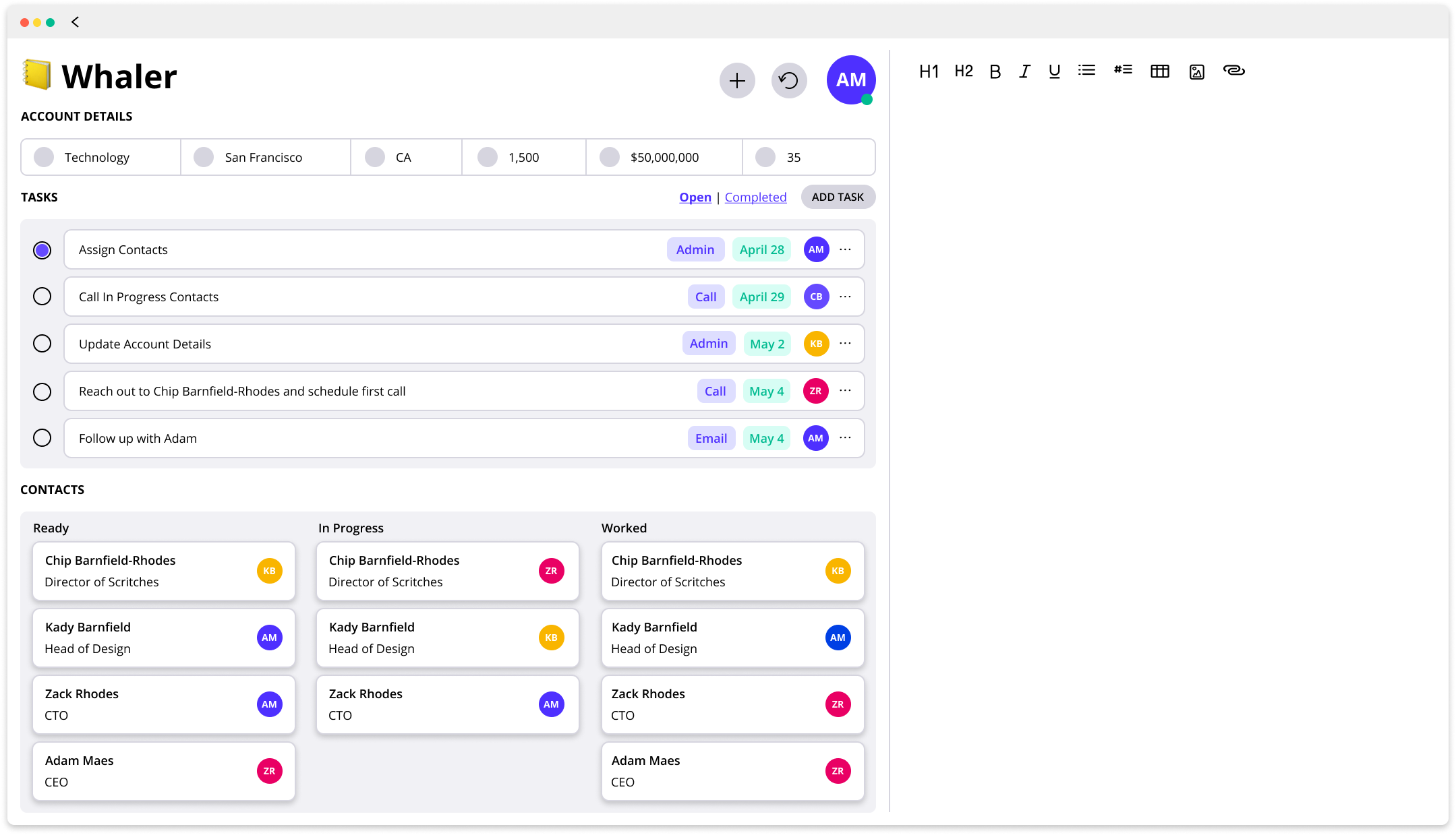 GitHub - ZHRhodes/Whaler-api: Go backend for the Whaler platform