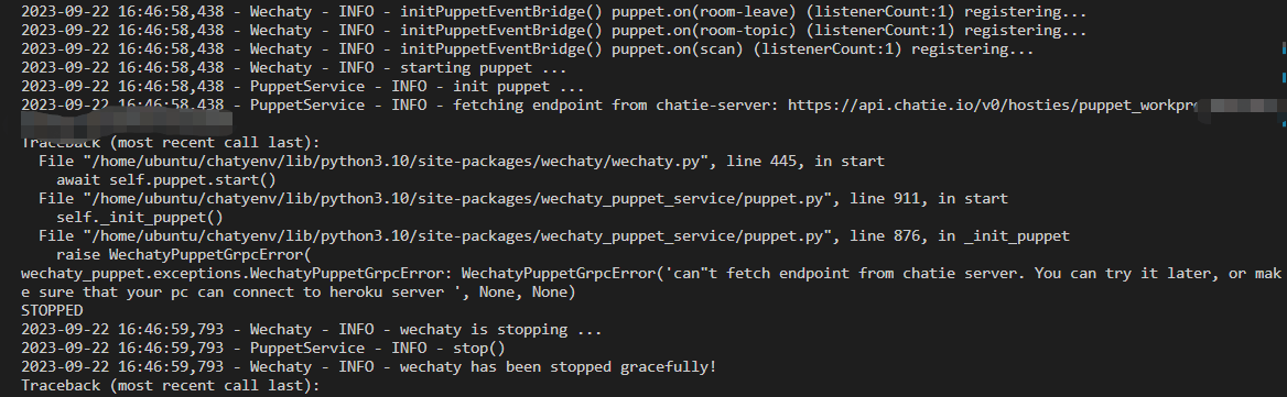 [BUG]WorkPro: · Issue #293 · wechaty/puppet-supports · GitHub