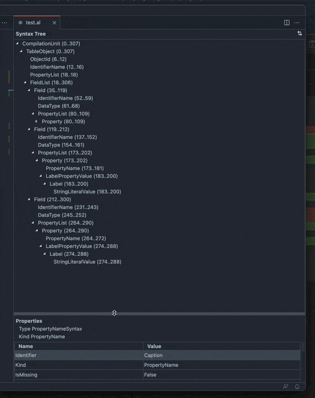 Allow the Syntax Visualizer sash to be moved further · Issue #307 · anzwdev/al-code-outline · GitHub