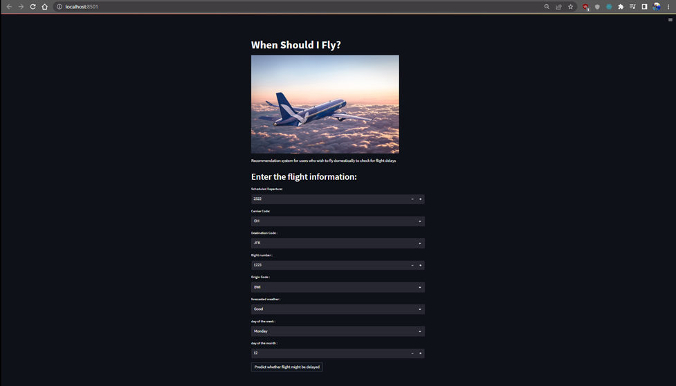 Github Rikinbasu When Should I Fly To Build Recommendation System