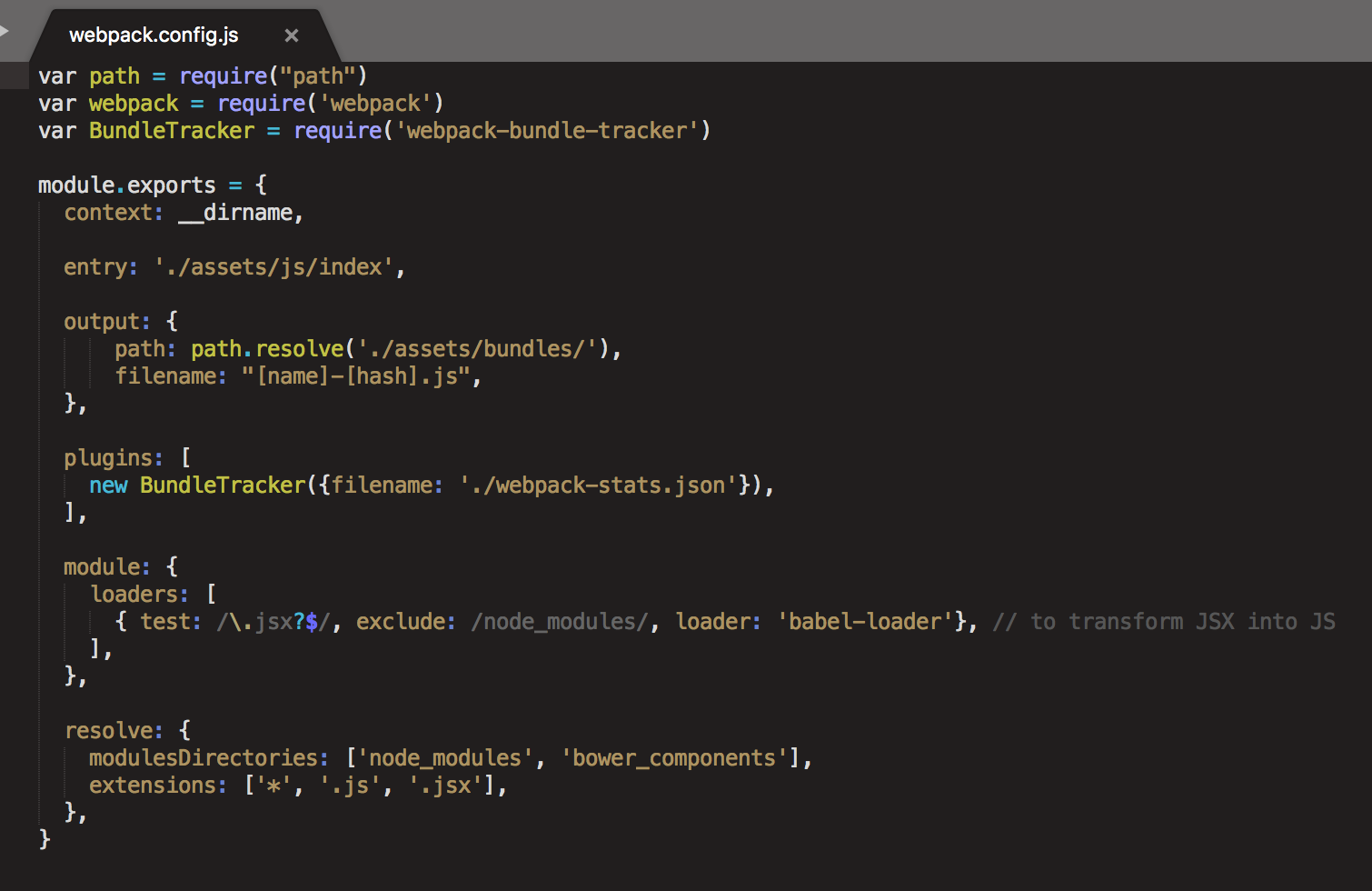 Django Webpack Loader Unable To Render React Code · Issue 147 · Django