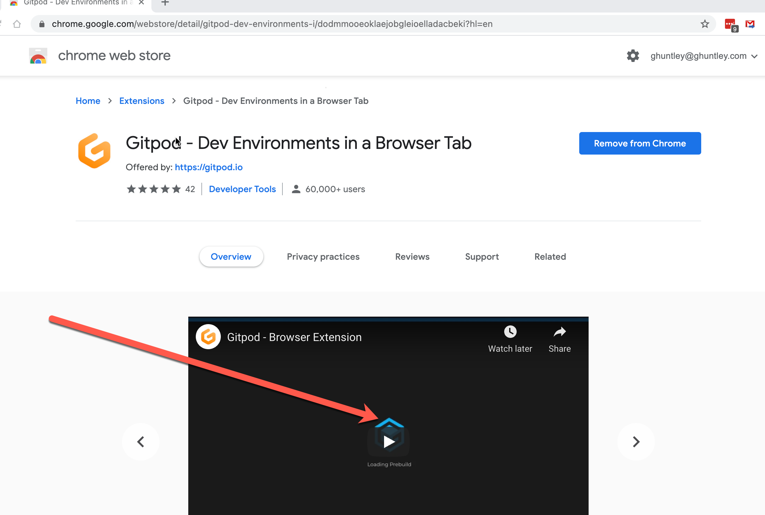 The video in the browser extension store uses the old Gitpod branding · Issue #4061 · gitpod-io ...