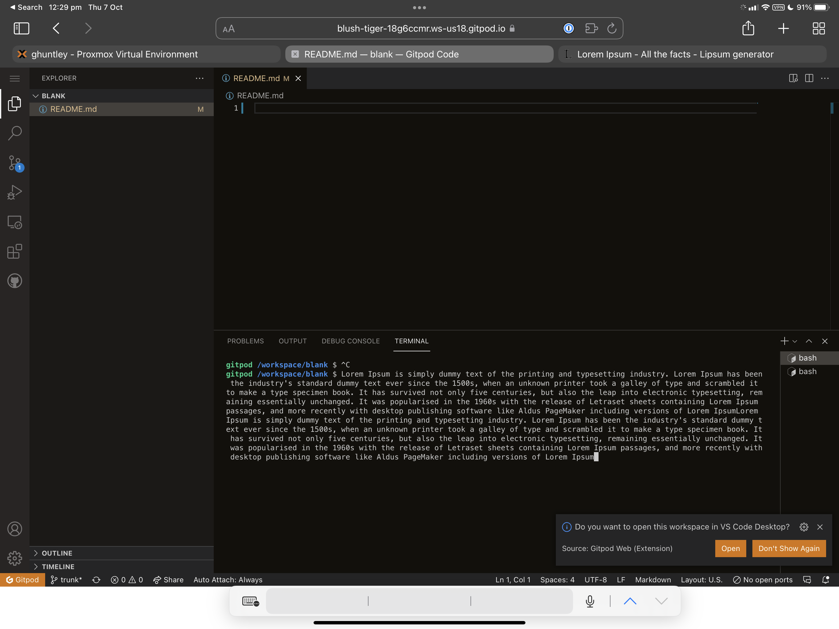 Ipados15 Copy And Paste Into Terminals Does Not Work · Issue 6091 · Gitpod Iogitpod · Github