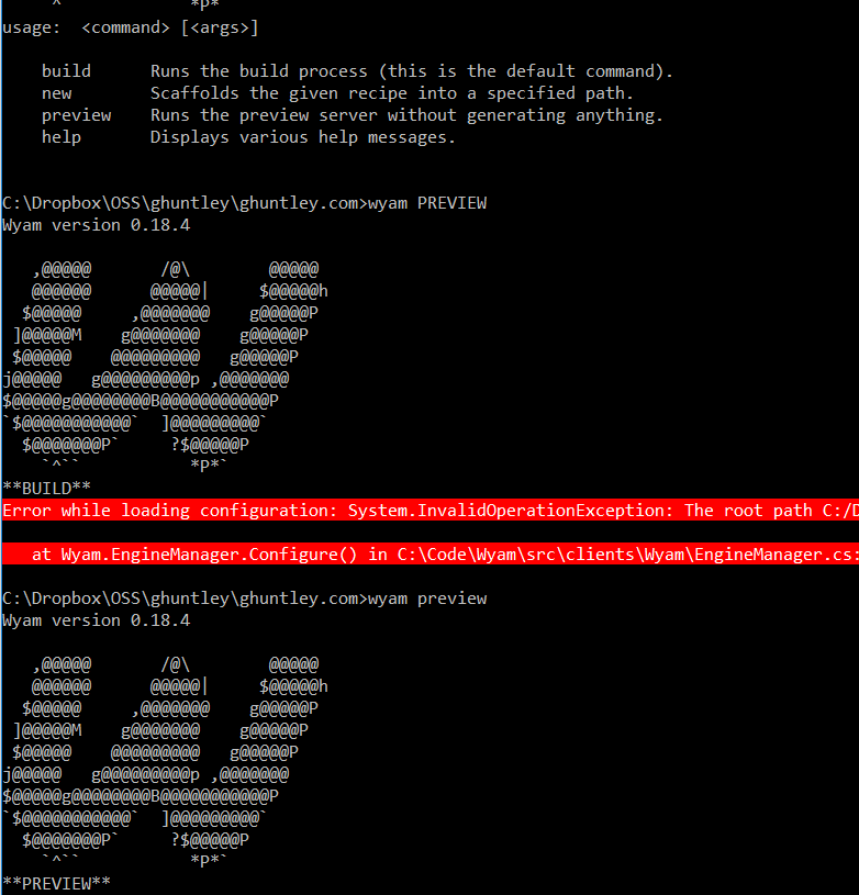 command line args are case sensitive? · Issue #536 · statiqdev/Statiq.Web · GitHub