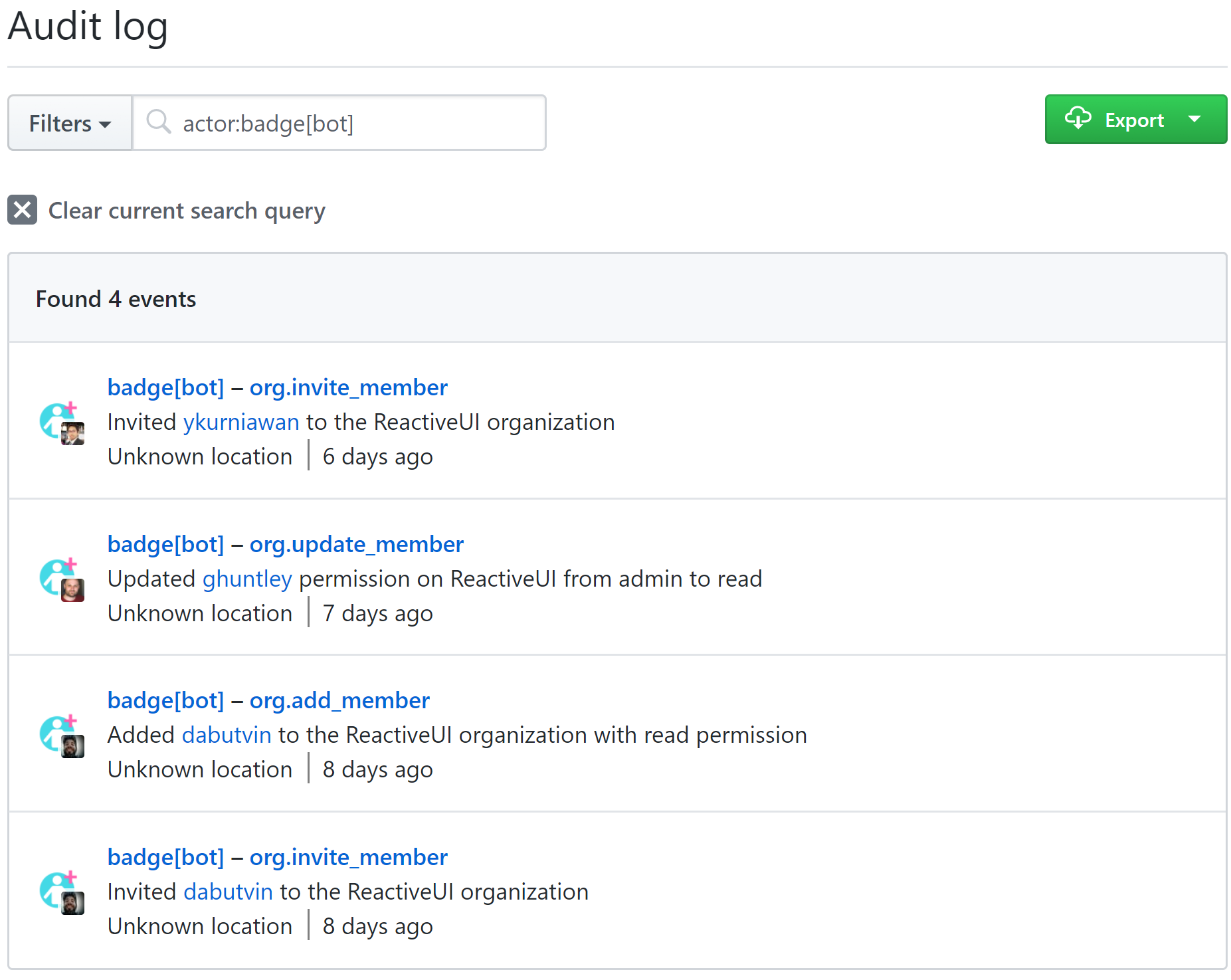 Create robot that automatically sends the contributor an invitation to join the GitHub org when ...