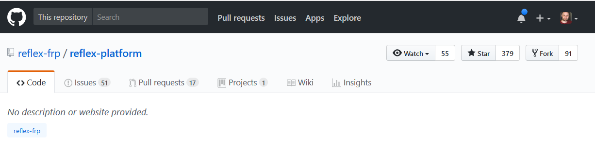 housekeeping: customise every repository with byline and the reflex-frp.org website · Issue #5 ...