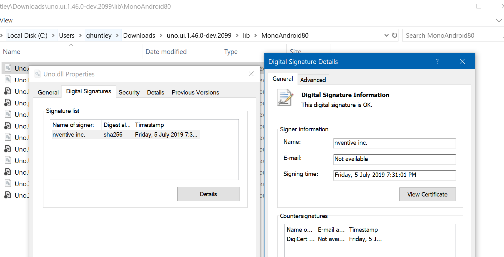 Authenticode Signing aka Digital Signatures for Assemblies · Issue ...