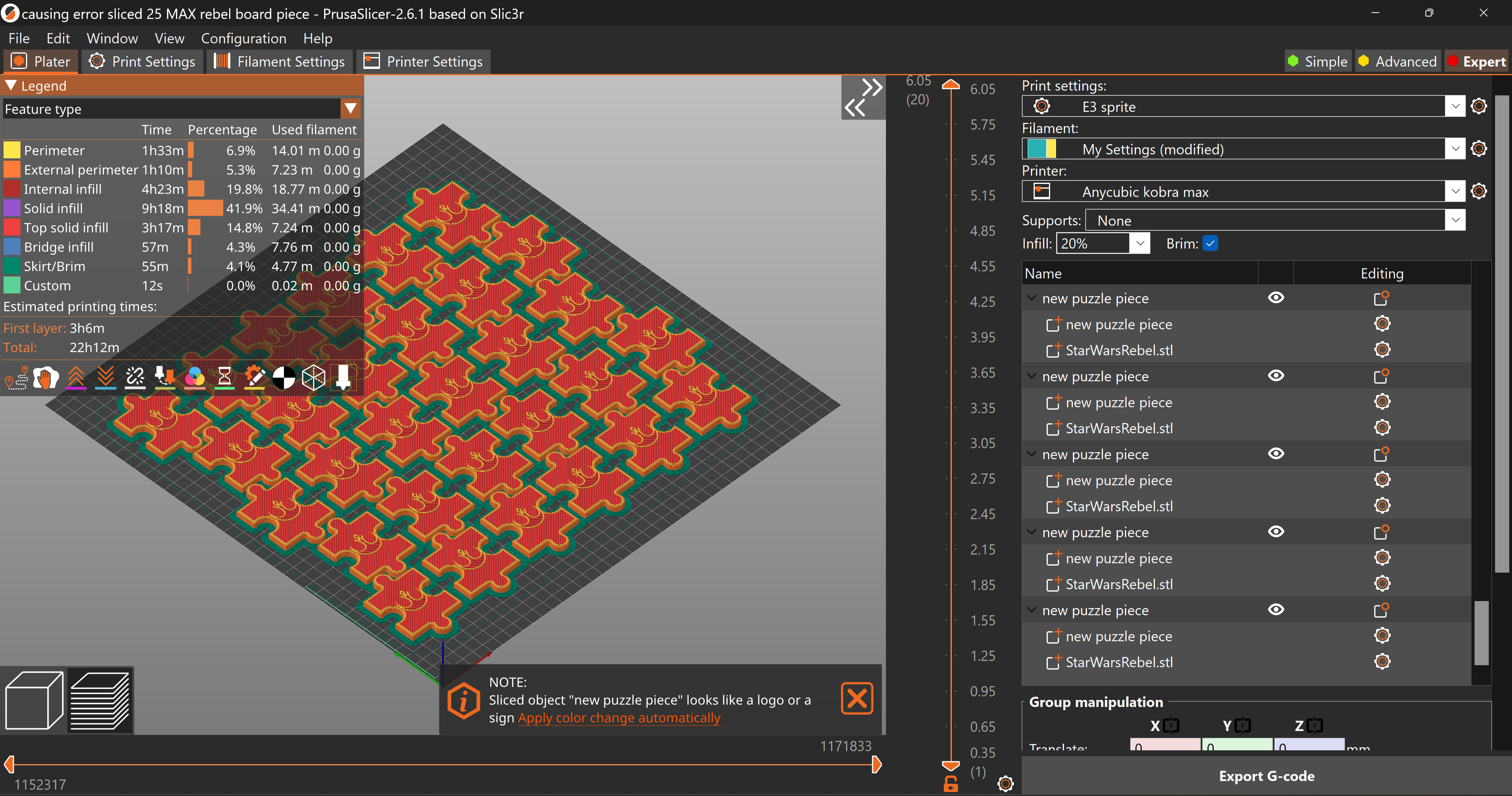 locking up when changing color at layer · Issue #11298 · prusa3d/PrusaSlicer · GitHub