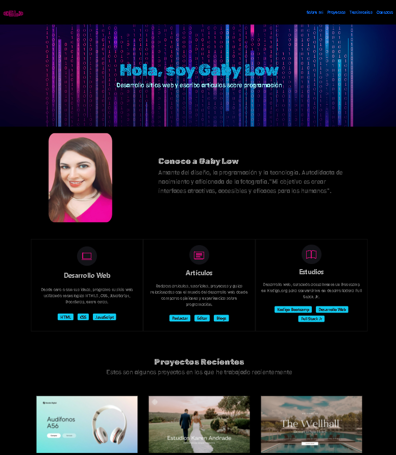 GitHub - GabyLow/web_portafolio