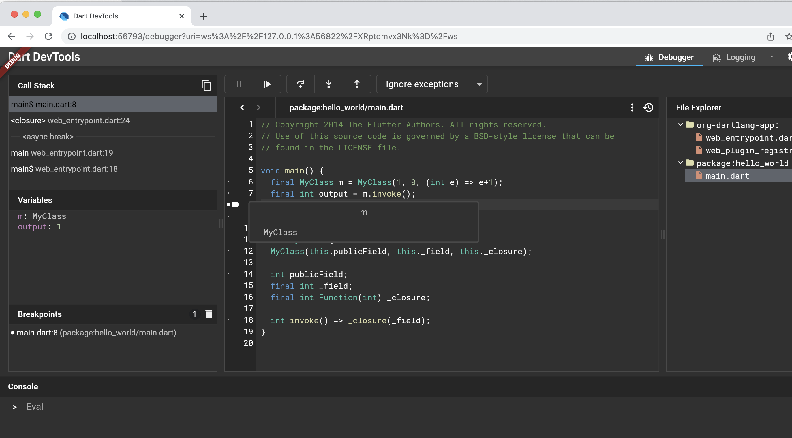 Devtools Is Not Showing Fields Of A Class · Issue 1971 · Dart Langwebdev · Github 7280