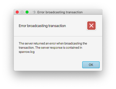 Error Broadcasting Transaction, min relay fee not met, testnet · Issue ...