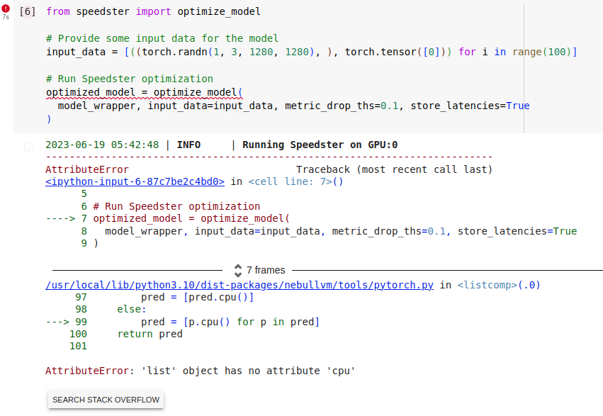 yolov8 + nebuly | AttributeError: type object 'DummyClass' has no ...