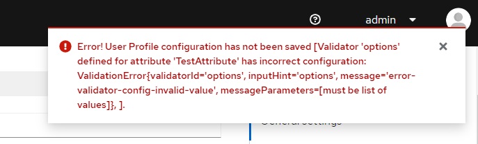 Declarative user profile attribute options validator is not added correctly · Issue #19609 ...