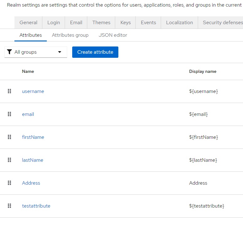 Declarative User Profile Attributes Not Displayed In Account Console Personal Infomation Page 
