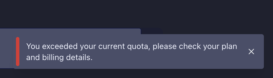 Error: Reached your quota · Issue #83 · yakGPT/yakGPT · GitHub