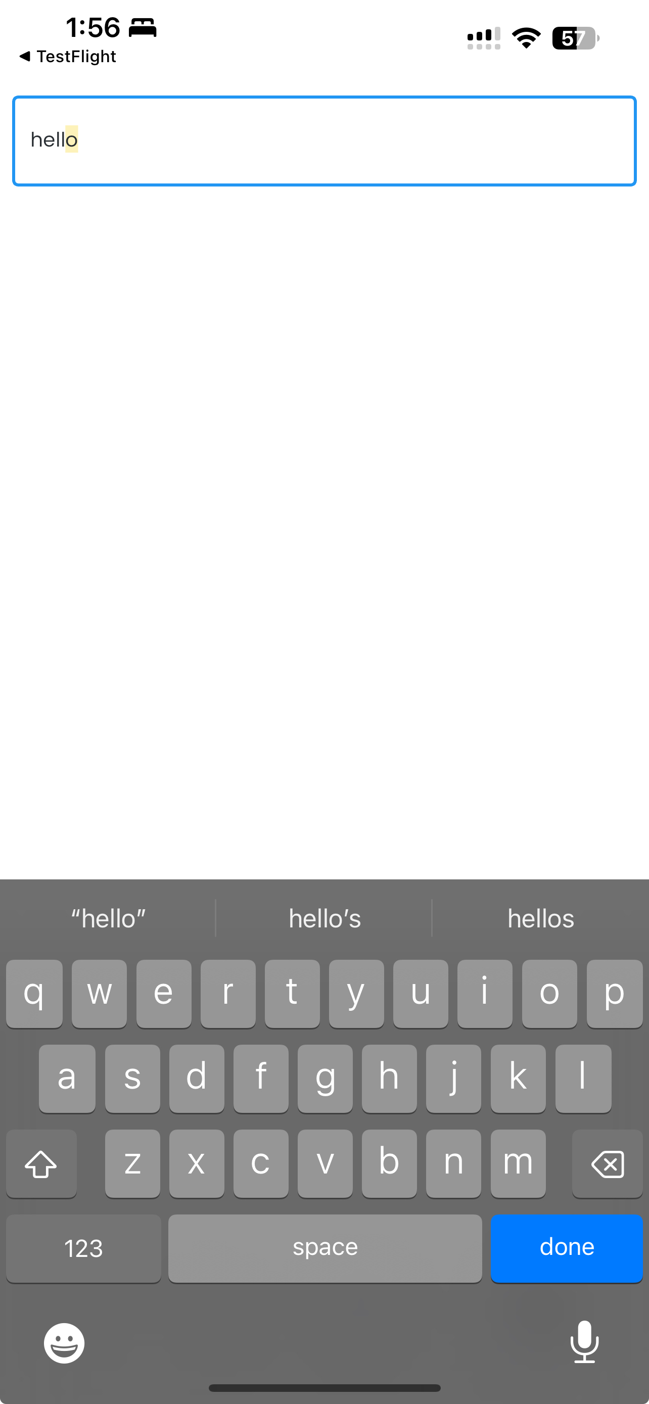 [iOS]After entering text into the iOS 17 text input box, the cursor selects the last character ...