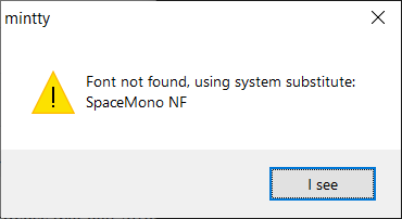 mintty window fails to open if configured font is being uninstalled · Issue #1031 · mintty ...