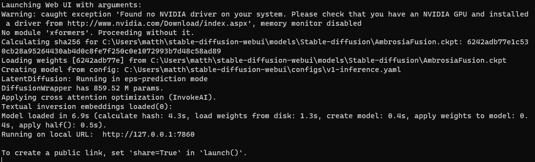 Can't run automatic1111 at all · AUTOMATIC1111 stable-diffusion-webui ...