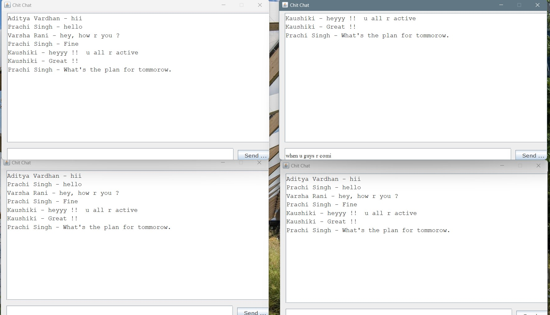 Github Varsharani9 Multiuser Chat Application This Repo Contains A Multiuser Chat Application