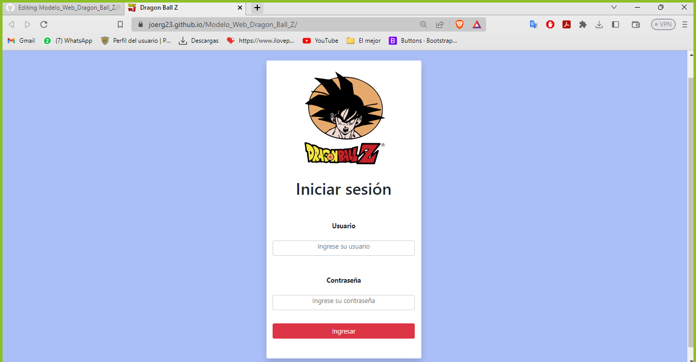 GitHub - Joerg23/Modelo_Web_Dragon_Ball_Z: Modelo Web Dragon Ball Z