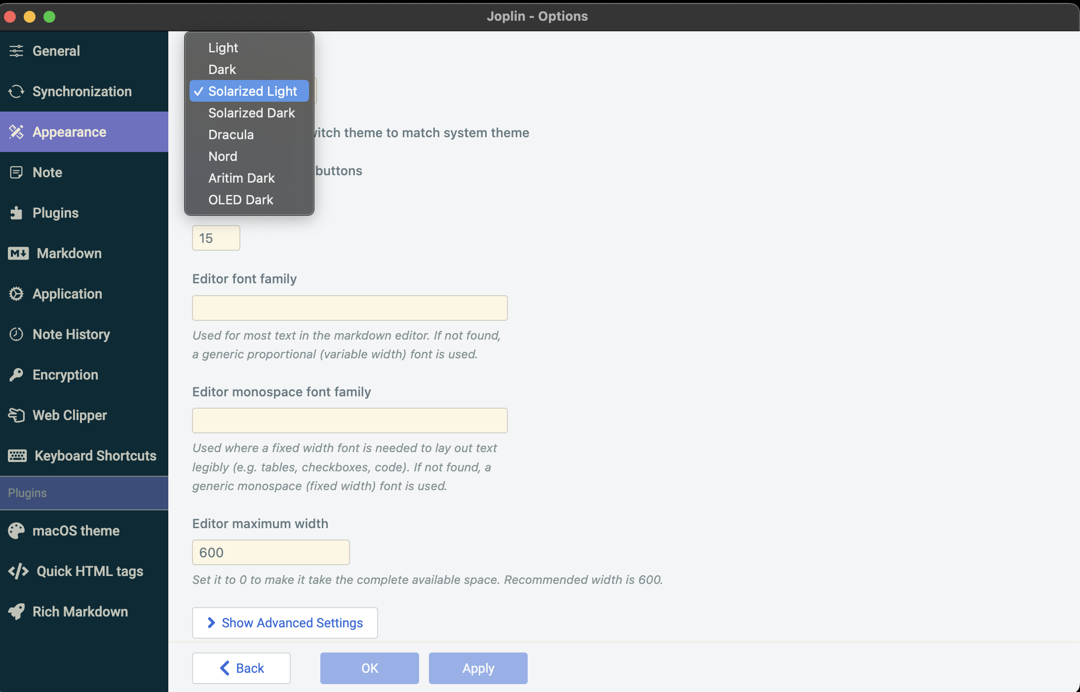 Abnormal interface display · Issue #7951 · laurent22/joplin · GitHub