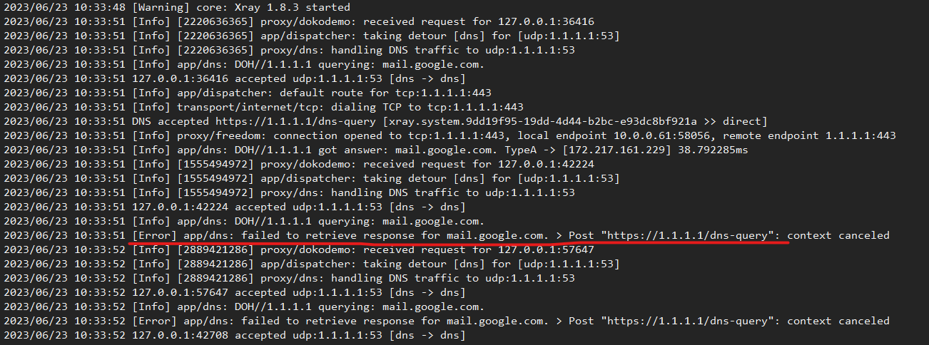 短时间内连续查询内置DNS时返回空结果 · Issue #2248 · XTLS/Xray-core · GitHub
