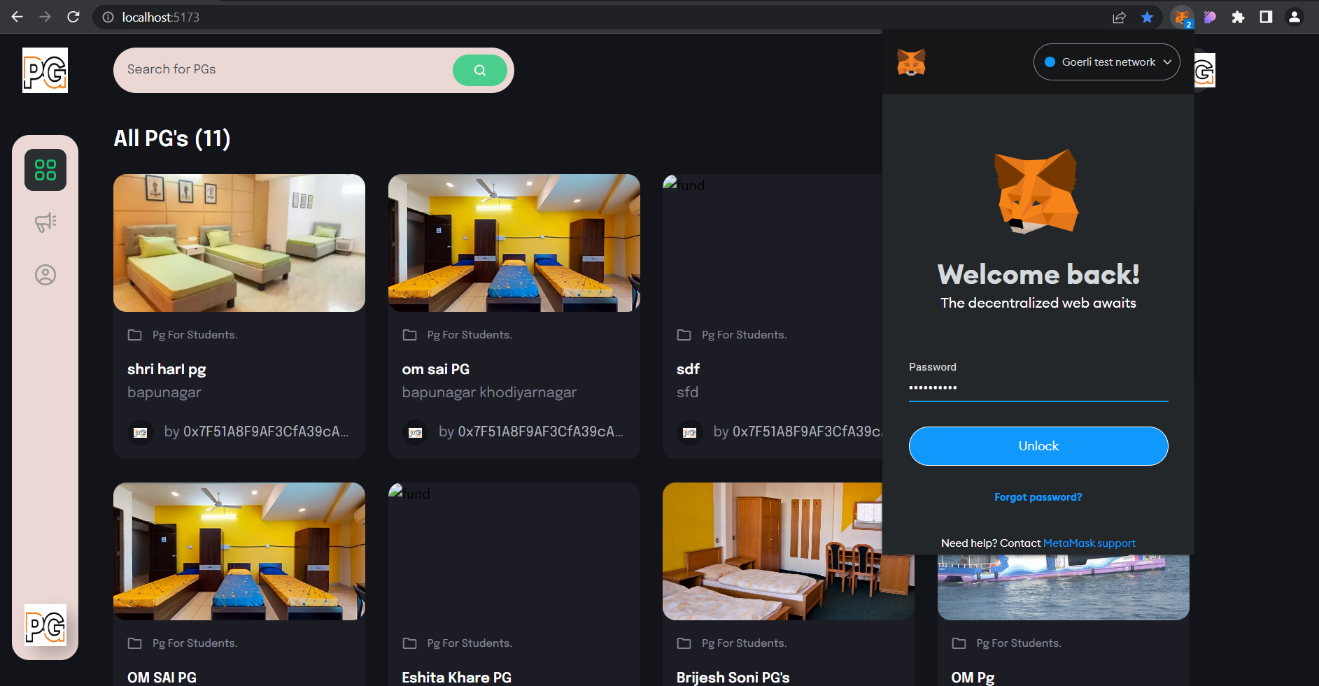 GitHub - HusainMithai/PG_FINDER_SYSTEM: developed this website using blockchain website and used ...