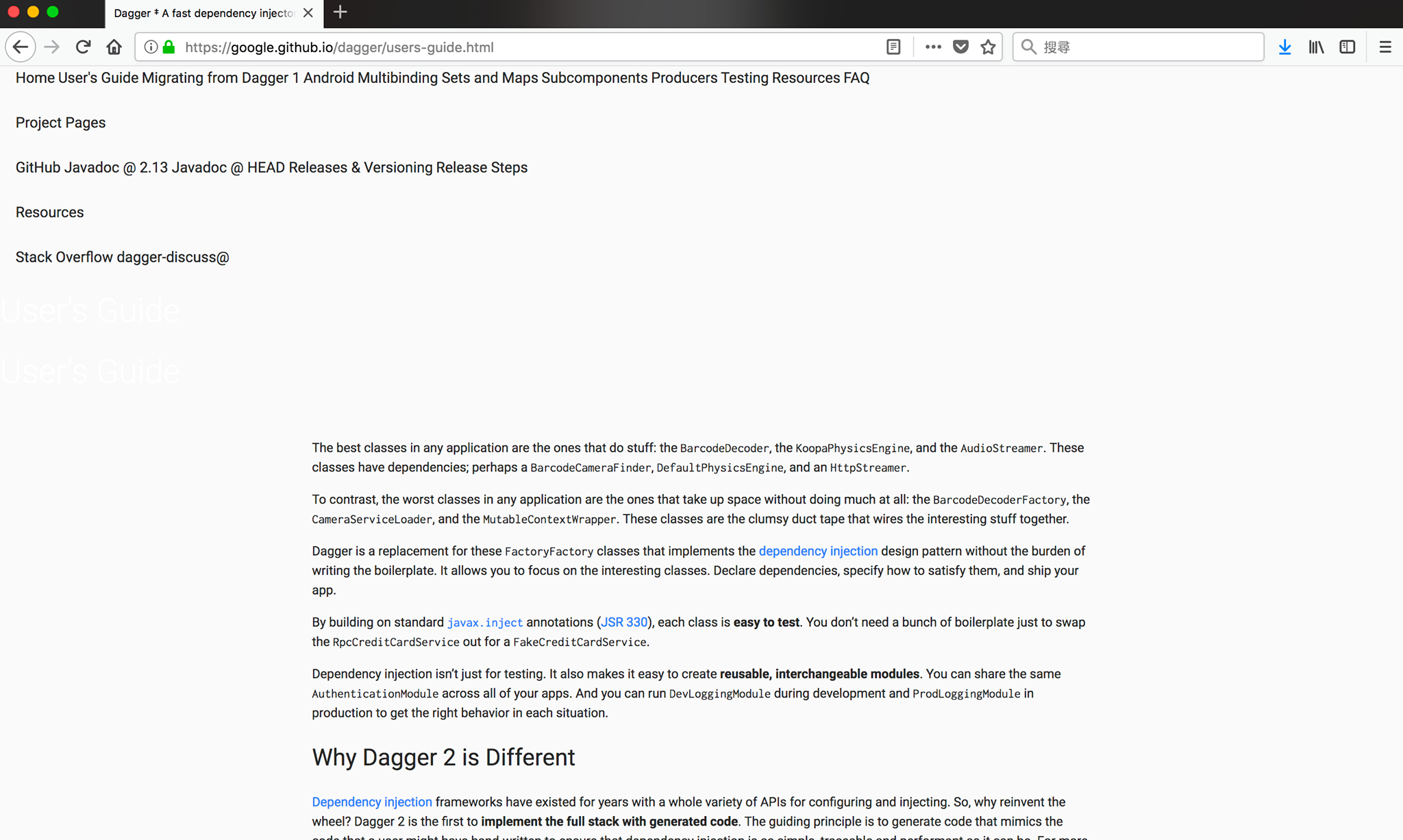 Dagger documentation page broken? · Issue #968 · google/dagger · GitHub
