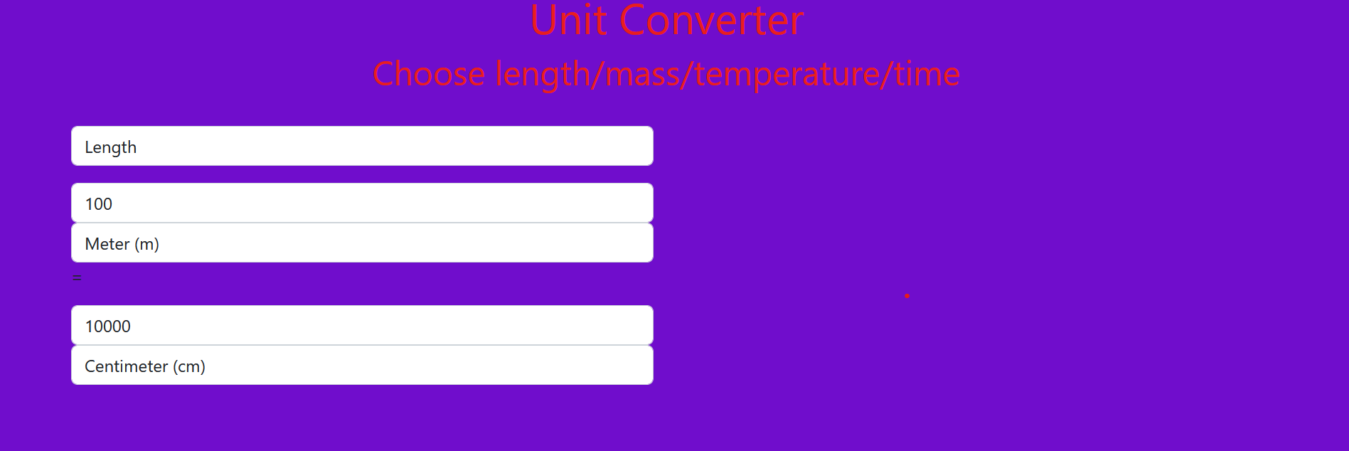 GitHub - Frozen-fire2001/Codeclause-Unit-converter