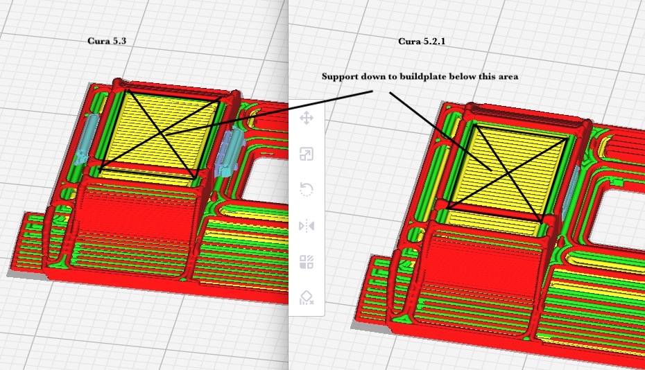 53 Excessive Support · Issue 14829 · Ultimakercura · Github