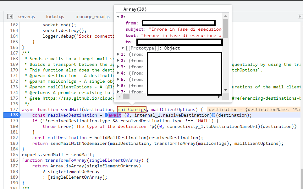 Multiple emails getting transformed into an empty array · Issue #3765 · SAP/cloud-sdk-js · GitHub