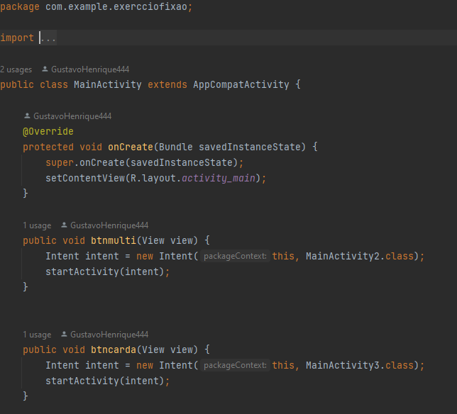 GitHub - GustavoHenrique444/ExercicioDeFixacao
