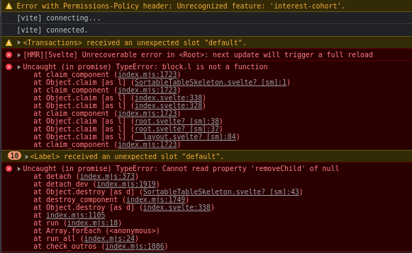 [svelte] weird console errors while using skeletons-elements. · Issue #33 · nolimits4web ...