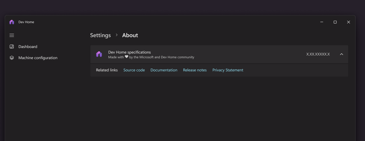 Update About Page To Match Figma · Issue 1502 · Microsoft Devhome · Github