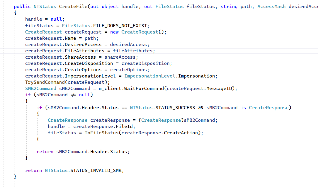 CreateFile SecurityContext parameter · Issue #170 · TalAloni/SMBLibrary · GitHub