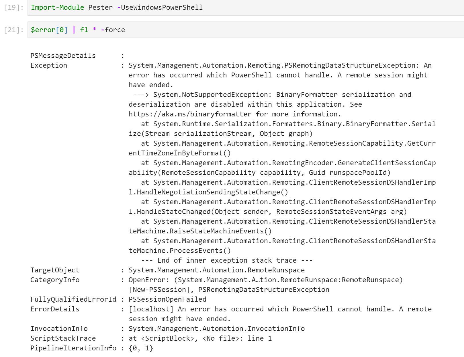 Support For Powershell Desktop As A User Configuration Or Additional