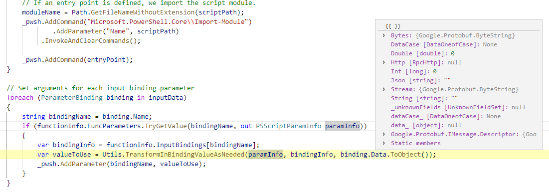 The Datatype Setting For The Blobtrigger Binding In Functionjson Is Not Respected · Issue 0354