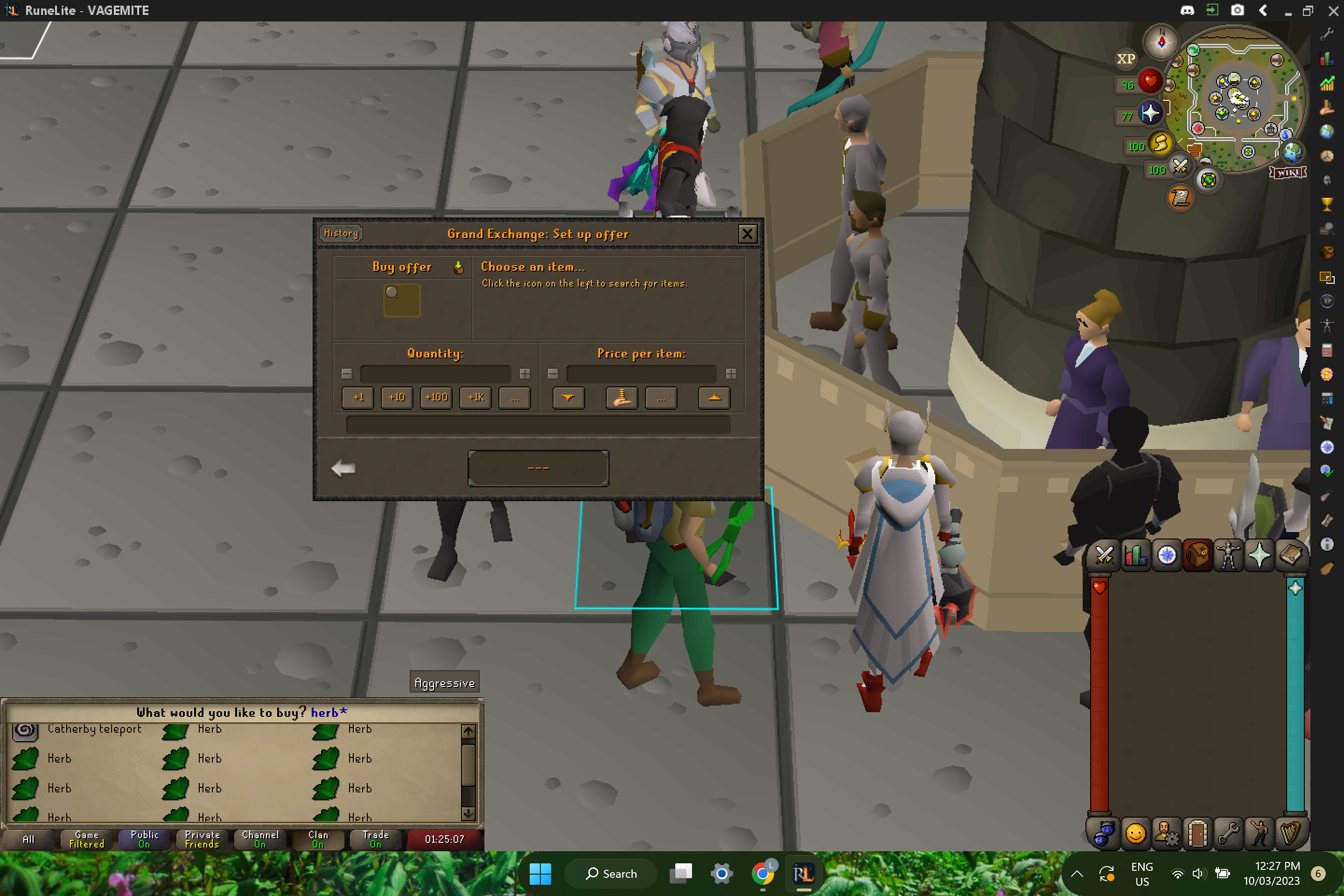 Uncleaned herbs only show as "herb" and not "Grimy *herb name*" · Issue #16364 · runelite ...