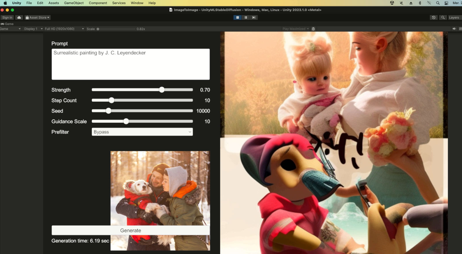 Prompt doesn't change generate image · Issue #9 · keijiro/UnityMLStableDiffusion · GitHub
