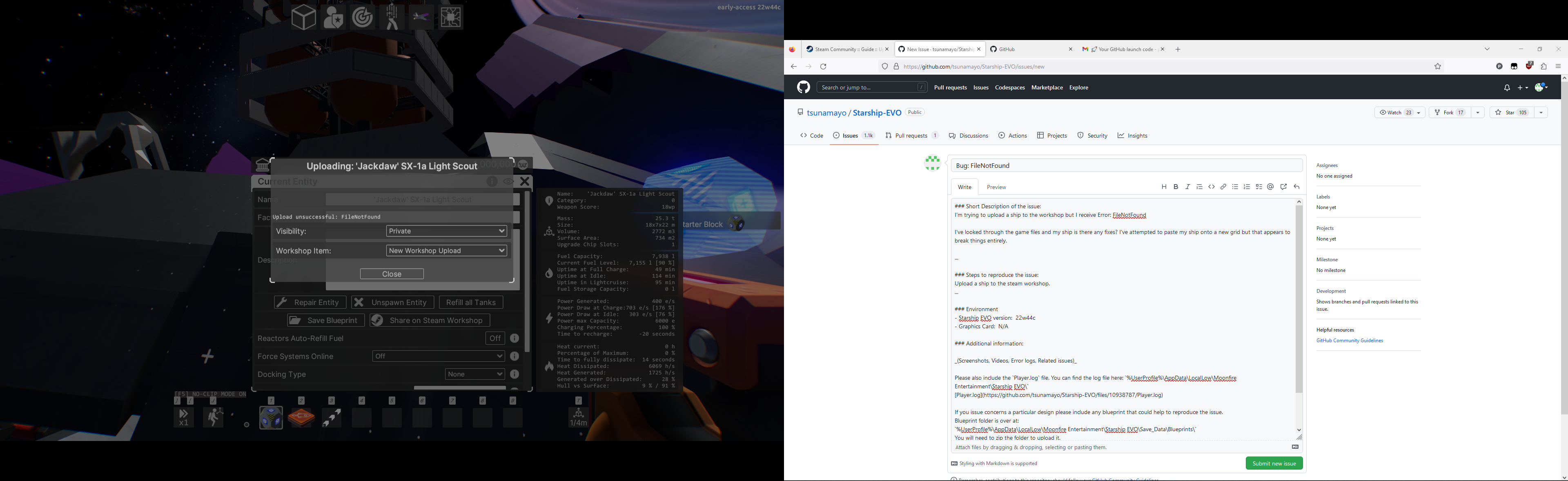 Bug: FileNotFound · Issue #5072 · tsunamayo/Starship-EVO · GitHub