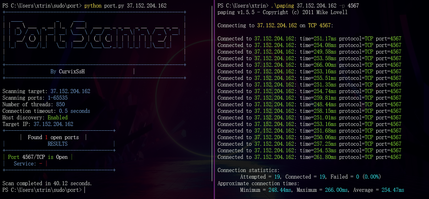 GitHub - CurvixSsH/ports-scanner: Realiza un escaneo de los 65535 puertos en menos de 45 ...