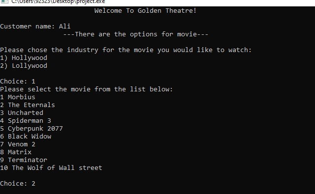 GitHub - mubinsaeed/Threatre-Management-System-Console-based-C-